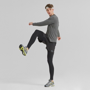 New Balance Korea - [블랙프라이데이] MEN P100 헤더테크 긴팔티